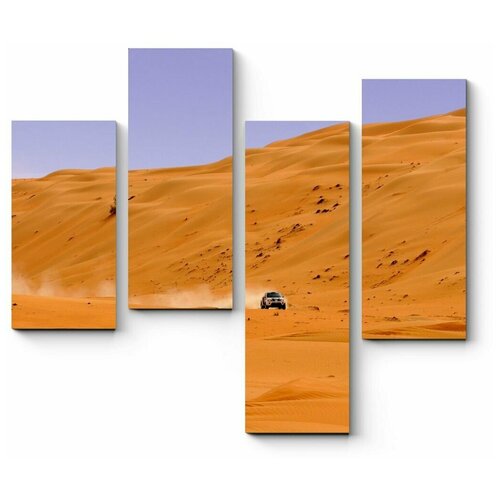 Модульная картина Гонки по пустыне 94x88