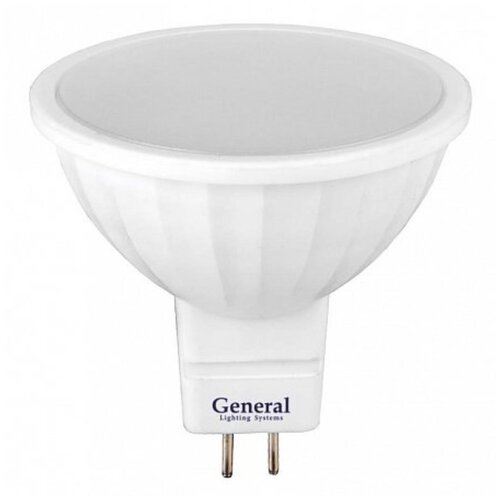 Лампочка светодиодная General, GLDEN-MR16-8-230-GU5.3-4500, 8W, GU5.3 (упаковка 10 штук)