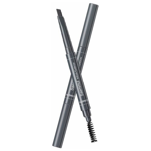The Saem Карандаш для бровей Saemmul Artlook Eyebrow, оттенок 04 black gray