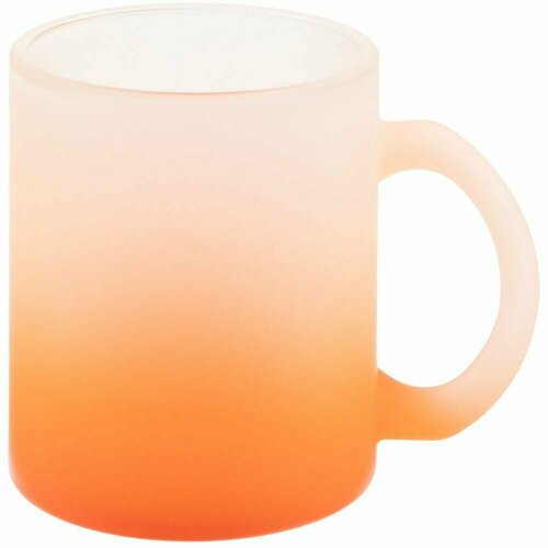 Кружка для чая и кофе Grade Fade, матовая, оранжевая
