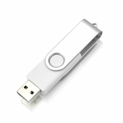 USB флешка, USB flash-накопитель, Флешка Twist, 4Гб, белая, арт. F01 USB 2.0 10шт