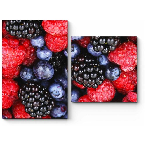 Модульная картина Сладкие ягоды 60x45