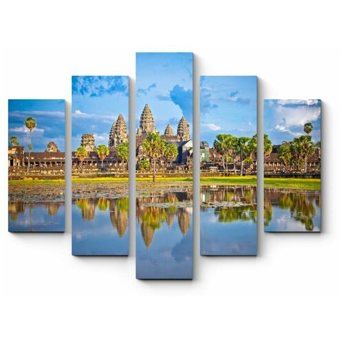 Модульная картина Знаменитый храмовый комплекс Ангкор-Ват155x124