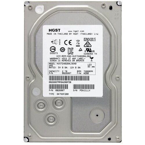Жесткий диск Hitachi HUS724020ALS640 2Tb SAS 3,5" HDD
