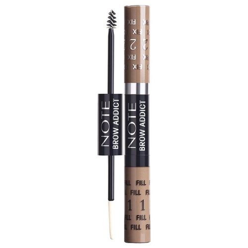 Note Тинт для бровей Brow Addict Tint & Shaping Gel, оттенок 02 light brown