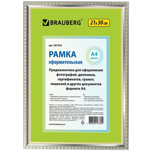 Рамка BRAUBERG 391076, комплект 5 шт.