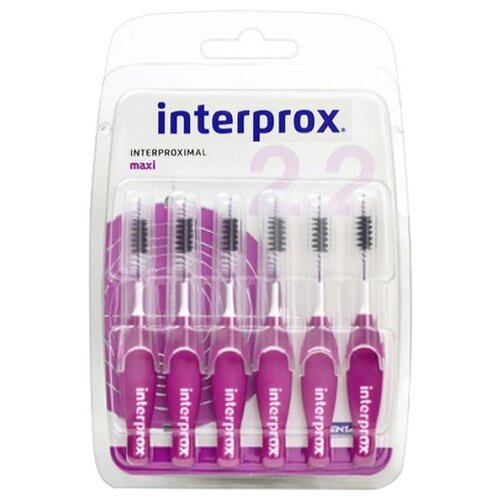 Зубной ершик InterProx Maxi 2.2, фиолетовый, 6 шт.