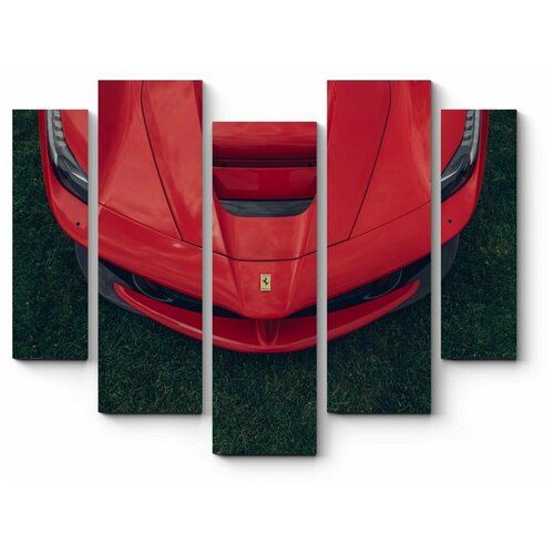Модульная картина Капот Ferrari LaFerrari111x90