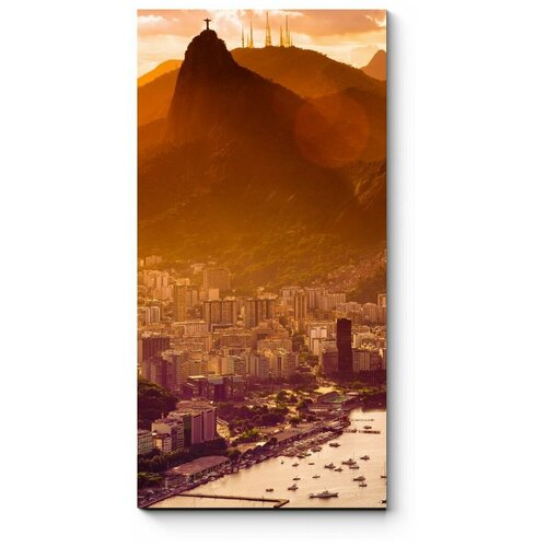 Модульная картина Чудесный Рио-де-Жанейро 30x60