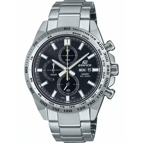 Наручные часы CASIO Edifice EFR-574D-1AVUEF, черный, серебряный