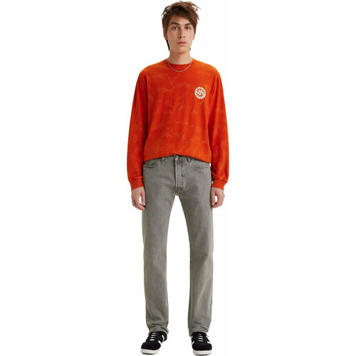 Джинсы зауженные Levi's, размер 31/34, серый