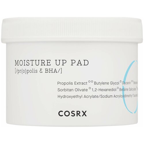 COSRX диски для лица One Step Moisture Up Pad увлажняющие, 135 мл, 70 шт.