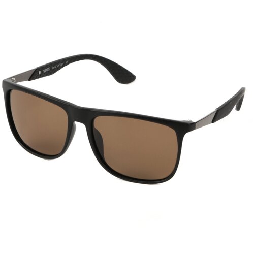 Солнцезащитные очки FABRETTI, коричневый, черный