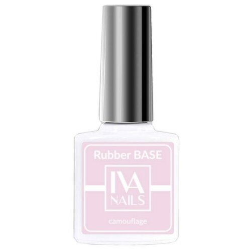IVA Nails Базовое покрытие Rubber base camouflage, №5, 8 мл