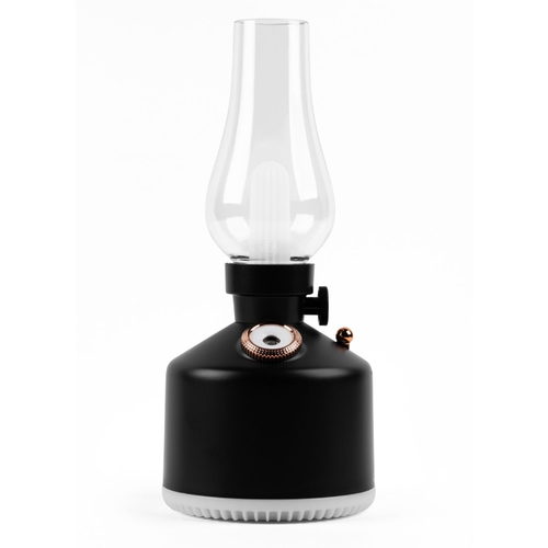 Ультразвуковой увлажнитель воздуха 3 в 1/ аромадиффузор/ диффузор для дома/ черная винтажная лампа