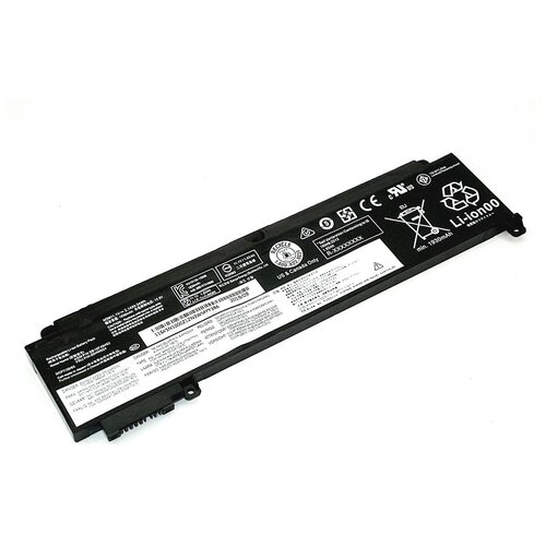 Аккумуляторная батарея для ноутбука Lenovo T460S T470S (01AV405) 11.1V 24Wh 1930mAh черная