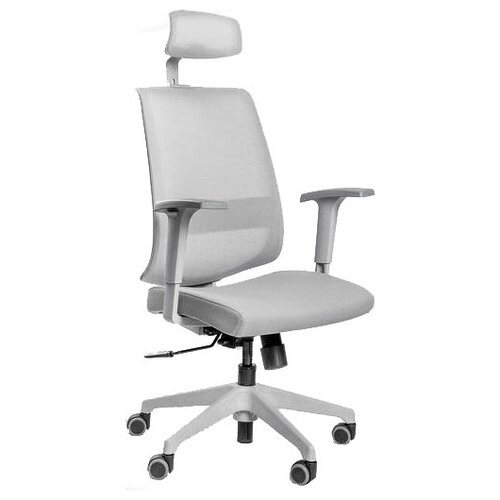 Компьютерное кресло FALTO Neo офисное, обивка: сетка/текстиль, цвет: серый