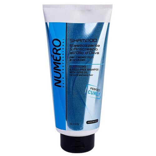 Brelil Professional шампунь Numero Elasticizing & Frizz-Free для придания упругости вьющимся и волнистым волосам, 300 мл