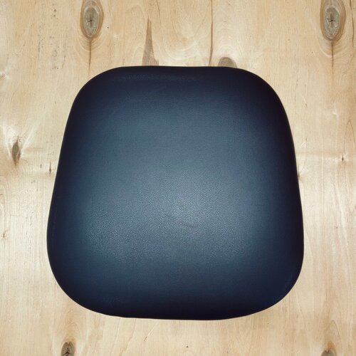 Сиденье для стула, трапеция, экокожа ,38х38х4 см , цвет черный