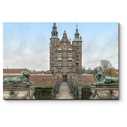 Модульная картина Замок Розенборг в Дании50x33