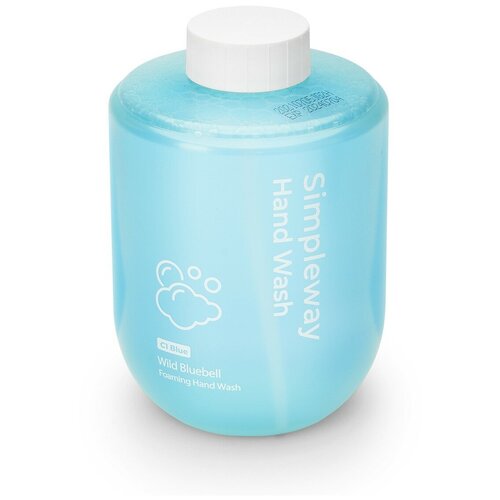 Жидкое мыло для дозатора Simpleway, антибактериальное увлажняющее, 300 мл (голубое)