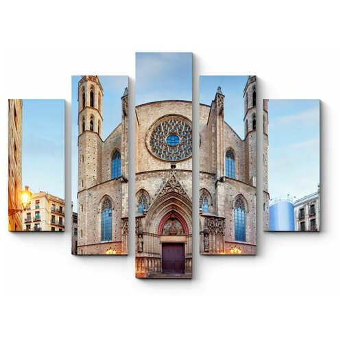 Модульная картина Церковь Святой Марии, Барселона105x84