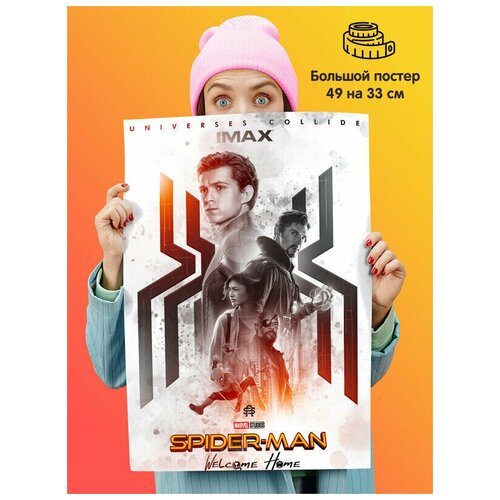 Плакат постер марвел Человек паук Spider man