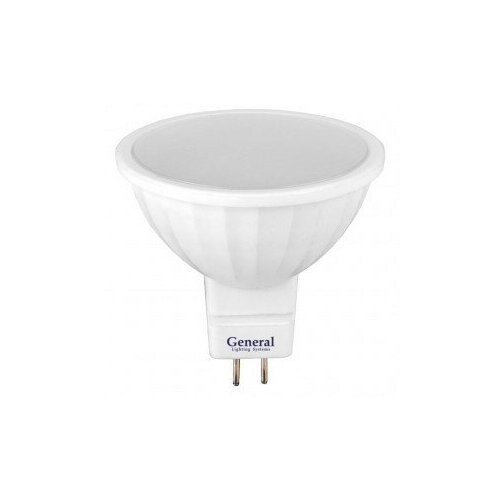 Светодиодная LED лампа General MR16 GU5.3 15W 3000K 3K 50x48 пластик/алюм GLDEN-MR16-15-230-GU5.3-3000 661070 (упаковка 12 штук)