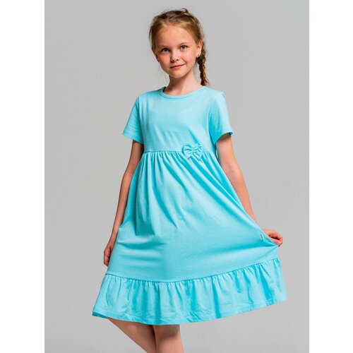 Платье ИНОВО, размер 116, голубой