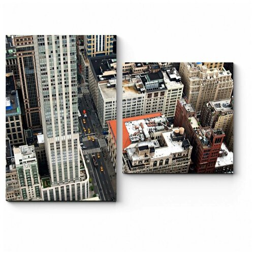 Модульная картина Пасмурный день в Нью-Йорке170x128