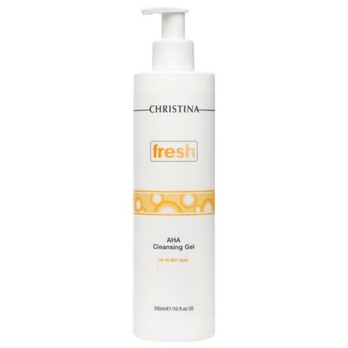 Christina гель очищающий с фруктовыми кислотами Fresh AHA Cleansing Gel, 300 мл, 310 г