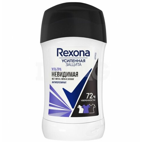 Набор из 3 штук REXONA 40мл стик ультраневидимая 72ч уверенности 3в1