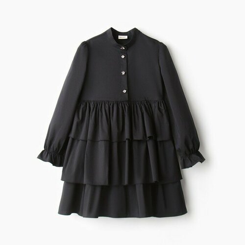 Платье Minaku, размер 104 см, черный