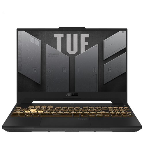 15.6" Ноутбук ASUS TUF Gaming F15 FX507ZM-RS73 1920x1080, Intel Core i7-12700H 2.3 ГГц, RAM 16 ГБ, DDR5, SSD 512 ГБ, NVIDIA GeForce RTX 3060, Windows 11 Home, 90NR09A1-M001C0, mecha gray