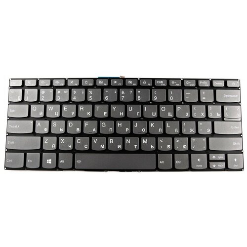 Клавиатура для ноутбука Lenovo 320-14ISK 520S-14IKB Серая (с подсветкой)P/n: SN20M61620, PK131YM1A05