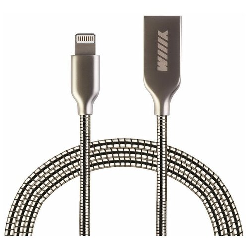 WIIIX CB850-U8-Z-10S Кабель-переходник USB-Lightning серебряный цинк (CB850-U8-Z-10S) 1м АТ-00000007