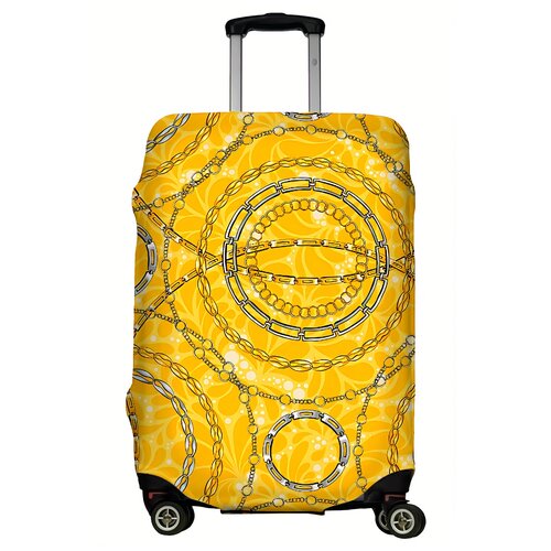 Чехол для чемодана LeJoy, размер S, желтый, серый