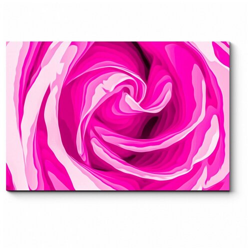 Модульная картина Розовая роза 40x27
