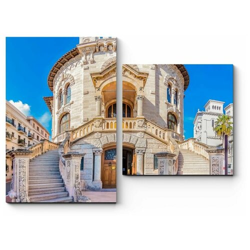 Модульная картина Национальный суд страны Монако40x30