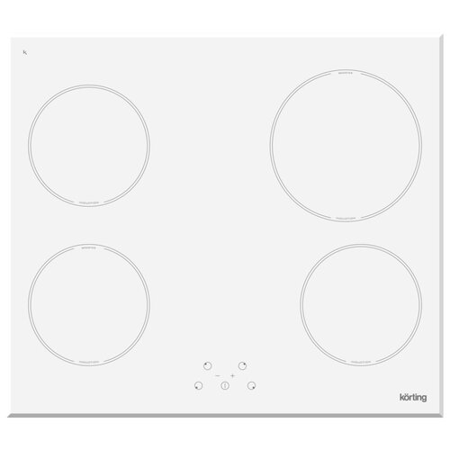 Индукционная варочная панель Korting HI 64021 BW, белый