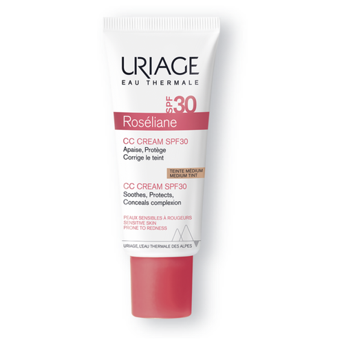 Uriage CC крем Roseliane, SPF 30, 40 мл, оттенок: бежевый