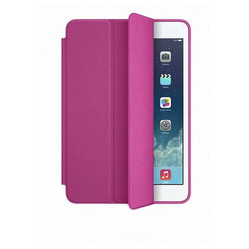 Чехол книжка для iPad Mini 4 Smart case, темно-розовый