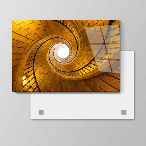 Картина на стекле - "Золотая лестница" размер 90-135 см