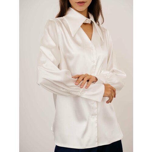 Блуза  Модный Дом Виктории Тишиной, размер L, белый