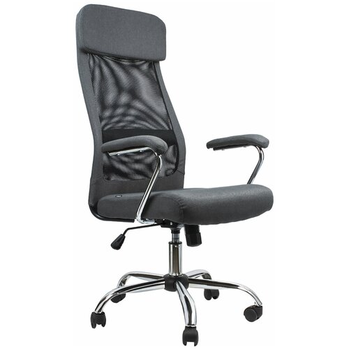 Компьютерное кресло Brabix Flight EX-540 для руководителя, обивка: сетка/текстиль, цвет: черный