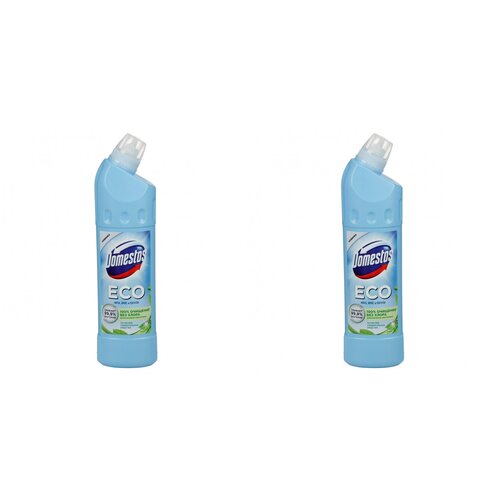 DOMESTOS Чистящее средство, ECO Свежесть моря, мята, ирис, пачули 750мл, 2шт