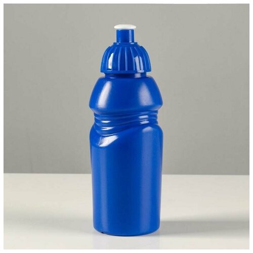 Бутылка для воды велосипедная, 400 мл, с соской, 18 х 6.2 х 6.2 см,