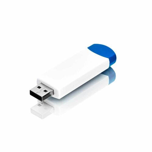 Флешка Zoon, 128 МB, синяя, USB 2.0, арт. F10