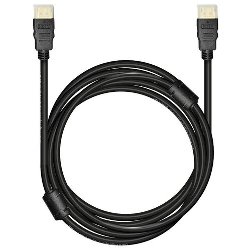 Bion Expert Кабели HDMI DVI DP Bion Кабель HDMI v2.1, 19M 19M, 3D, 8K UHD, экран, ферритовые кольца, 3м, черный BXP-HDMI21-030