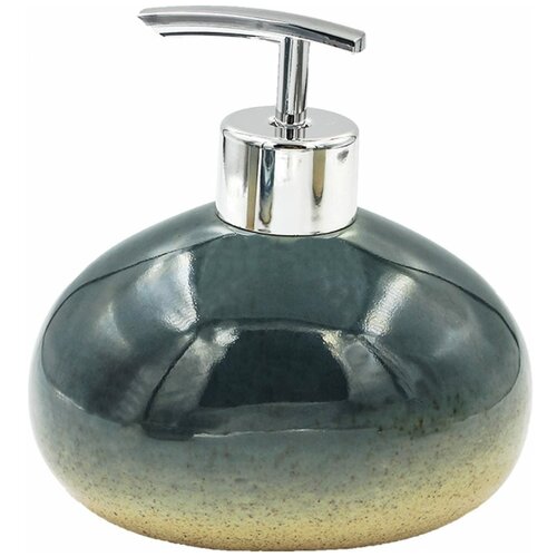 Дозатор для жидкого мыла Bath Plus/ керамика / диспенсер для мыла / механический / для моющего средства / для ванны / аксессуары для ванны / универсальный / дозатор мыла SPAZIO